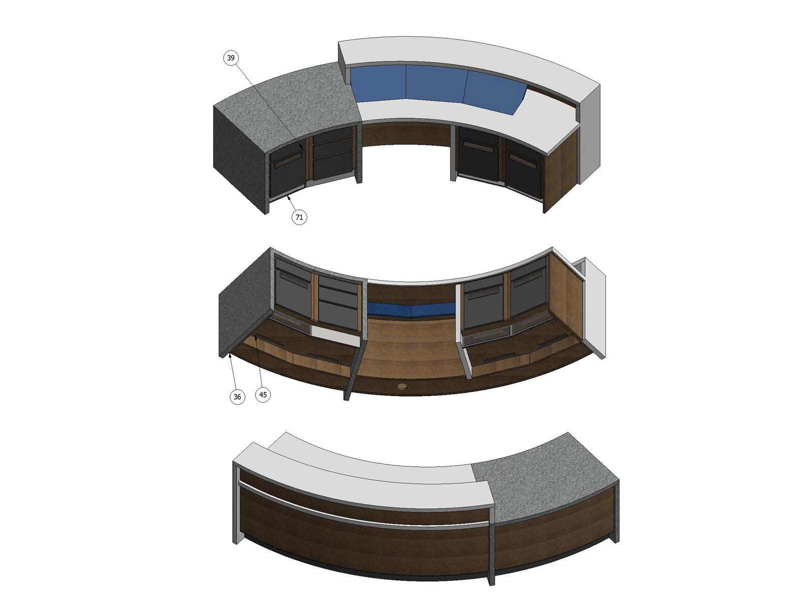 Millwork Joinery Furniture Samples, 2D Millwork Joinery Furniture ...