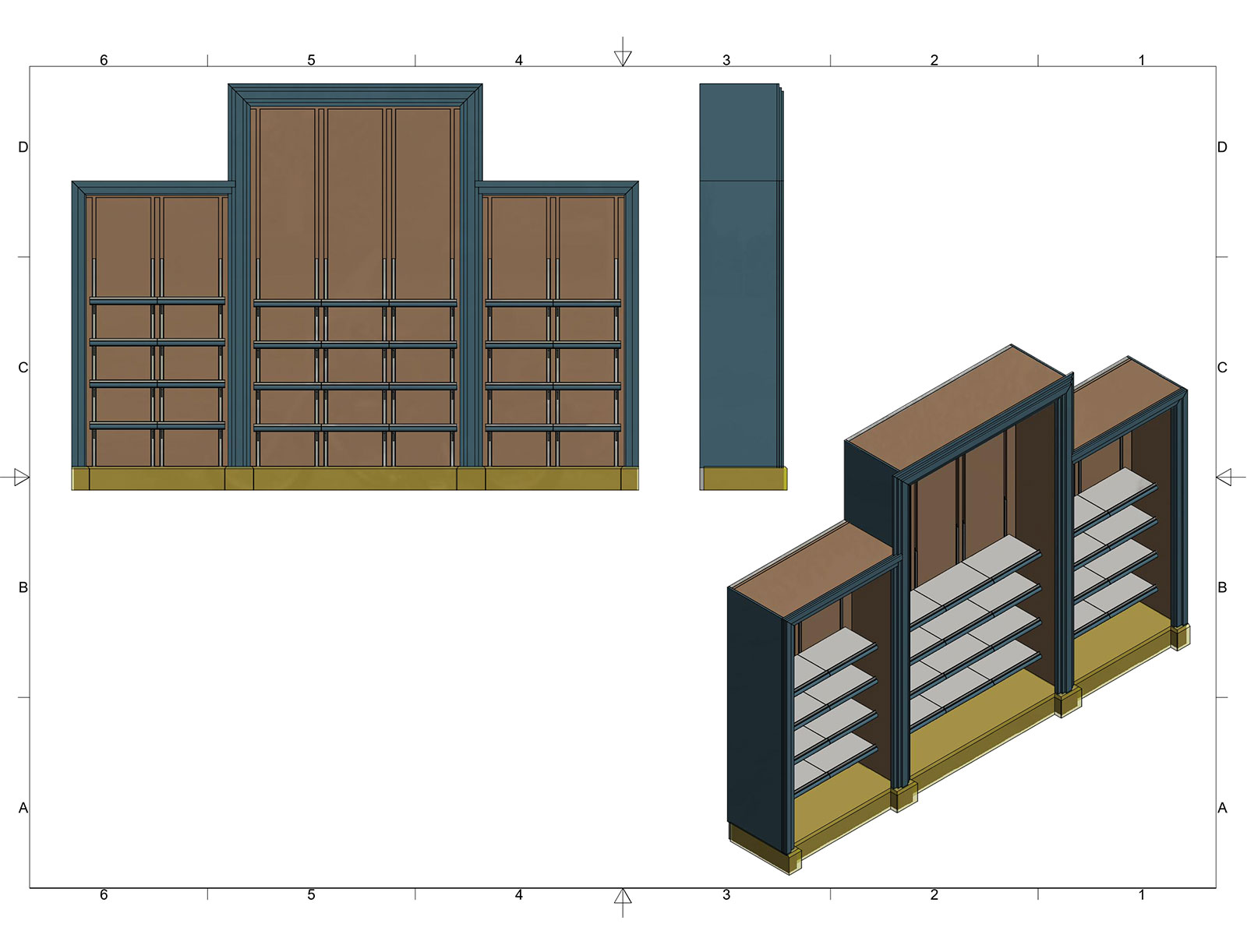 Millwork Joinery Furniture Samples, 2D Millwork Joinery Furniture ...