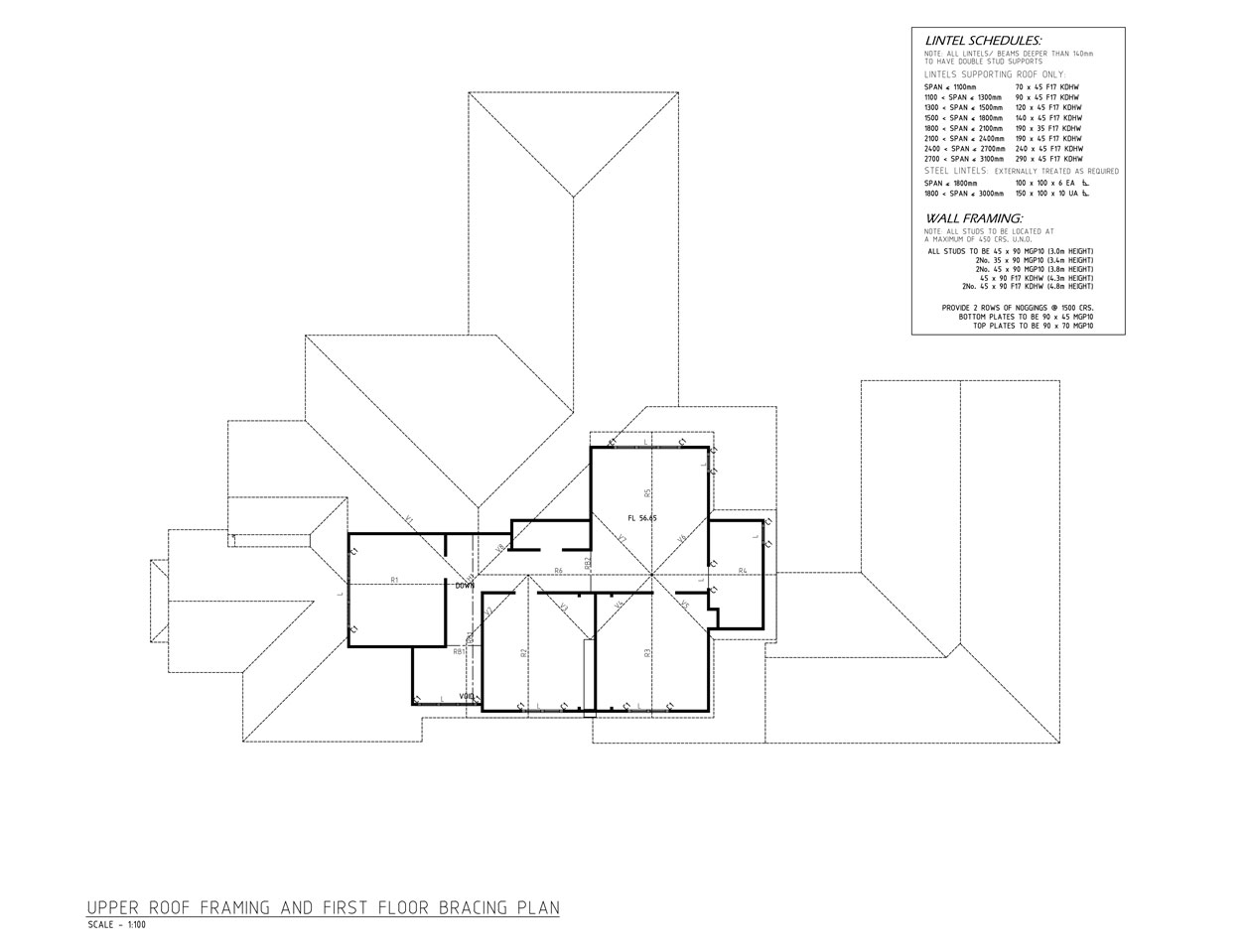 Architecture 2D Drafting Sample - CAD Outsourcing