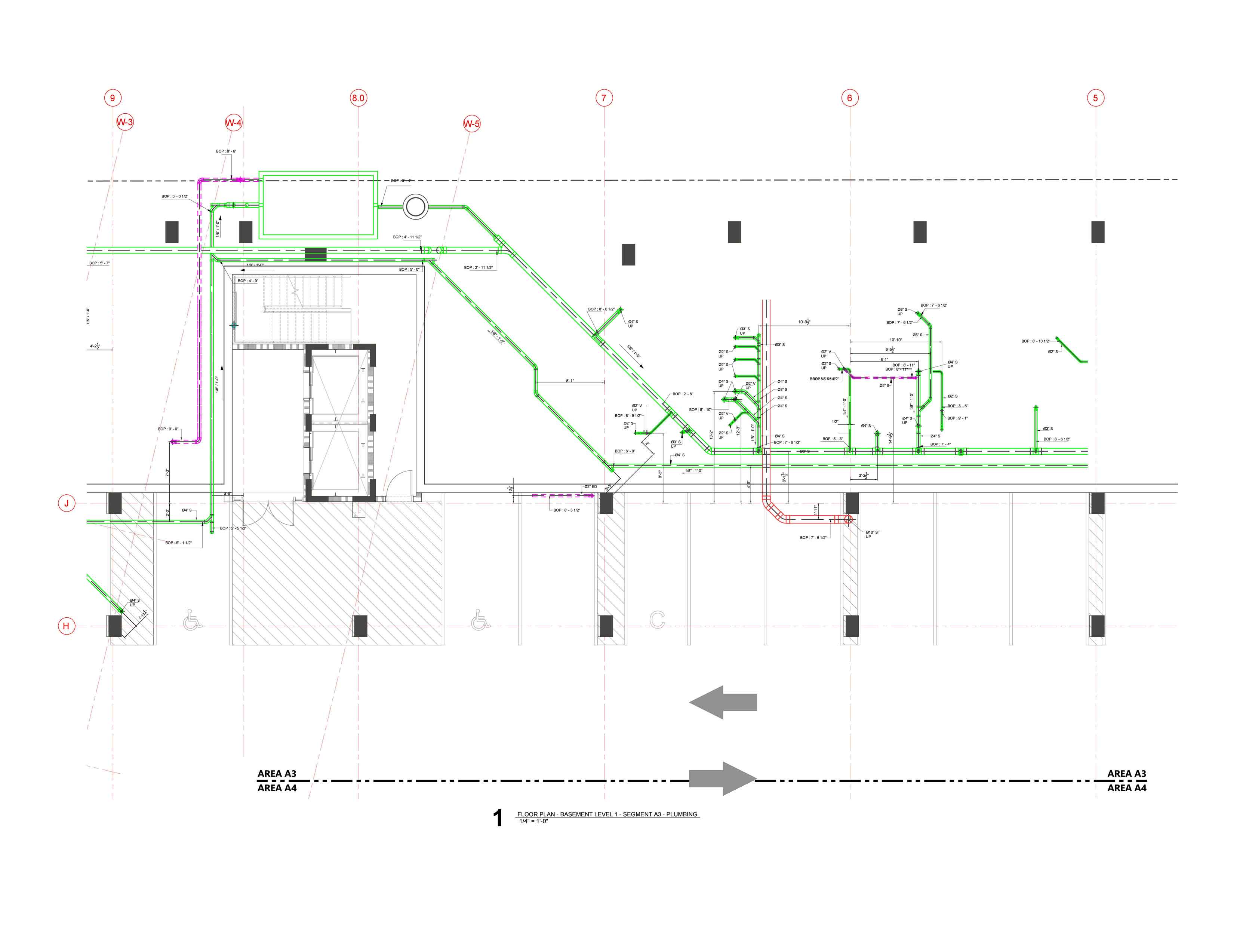 Plumbing Piping Design Drafting Services | Outsource Plumbing Piping ...