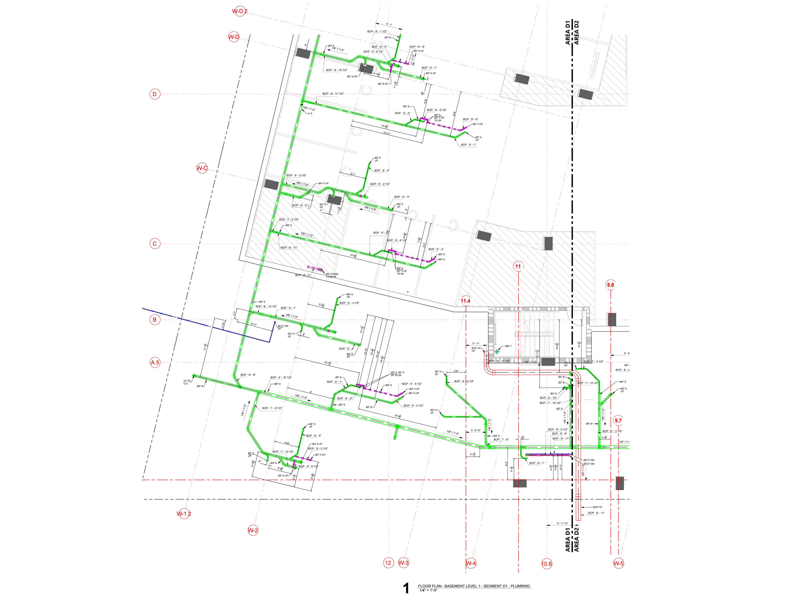 Plumbing Piping Design Drafting Services | Outsource Plumbing Piping ...