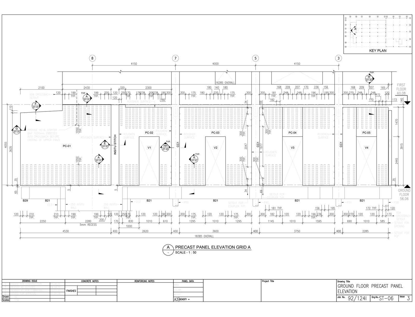 Precast Shop Drawings Samples | CAD Outsourcing Precast Examples