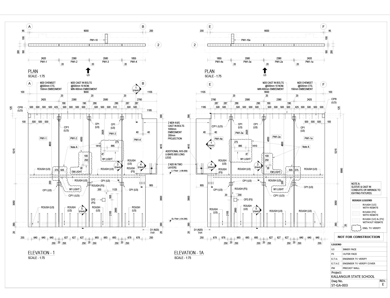 Precast Shop Drawings Samples | CAD Outsourcing Precast Examples